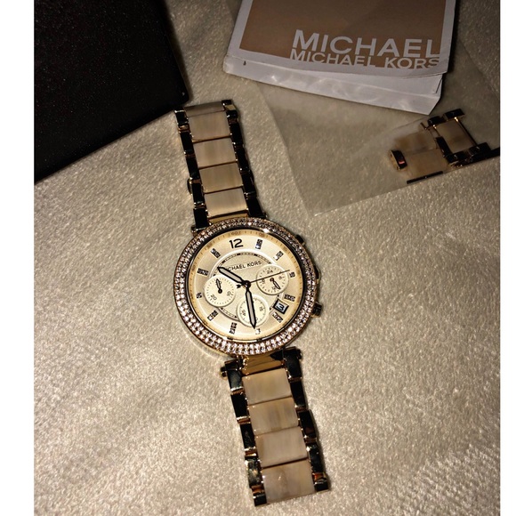 Michael Kors | Accessories | Michael Kors Gold Diamond Watch | Poshmark